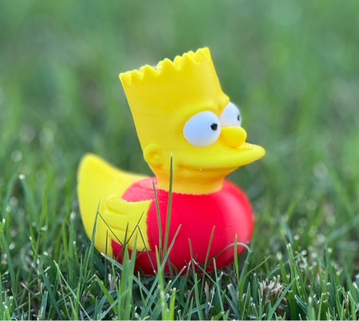 Lisa Simpson X Rubber Duck - Free 3D Print Model - MakerWorld