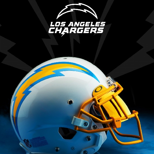 Los Angeles Chargers team logos for snack stadium - Free 3D Print Model ...