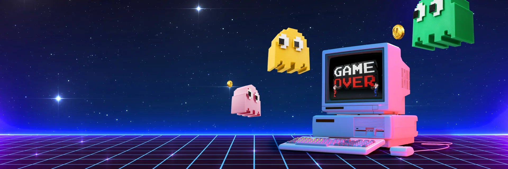 快闪作坊：80年代的游戏 - MakerWorld